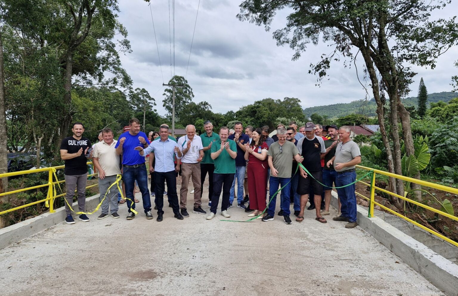 Ponte sobre o Arroio Grande é inaugurada e reforça reconstrução em ...